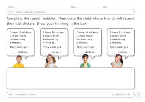 End Of Unit Assessment Assessment Maths Au
