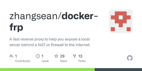 GitHub Zhangsean Docker Frp A Fast Reverse Proxy To Help You Expose A Local Server Behind A