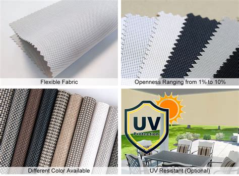 Pvc Mesh Sun Screen Fabric For Sun Shade Textile Pvc Mesh Fabric Taimei Tarpaulin Shade