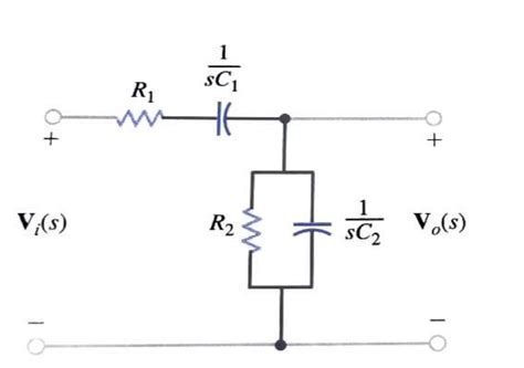 Solved Find The Voltage Transfer Function Vosvis As A