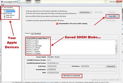 Guide For Those Who Dont Know How To Save Shsh Blobs Using