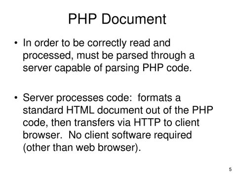 Introduction To Php Ppt Download
