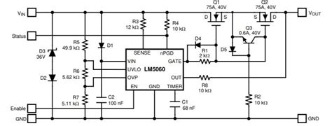 LM Circuit Simplify To The Example Design In Datasheet Power Management Forum Power