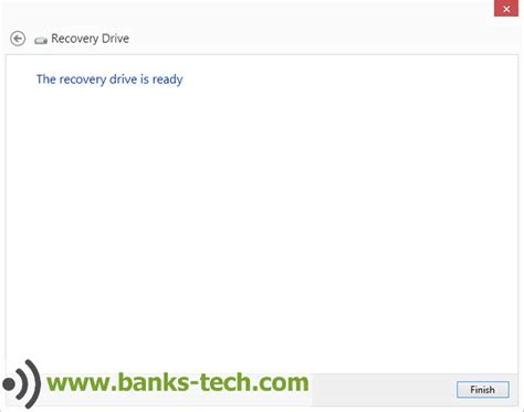 How To Create A Windows Recovery Drive Banks Technology Services