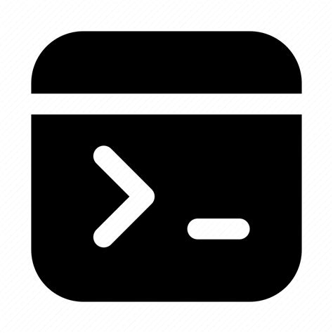 terminal code development programming cmd command line icon