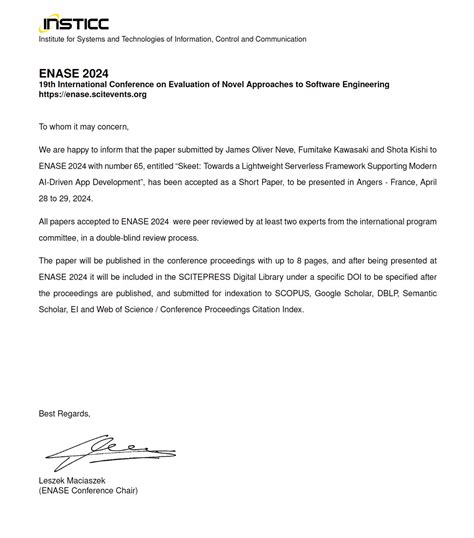 The Research Paper On The Ai Driven App Development Serverless Framework Skeet Has Been Accepted