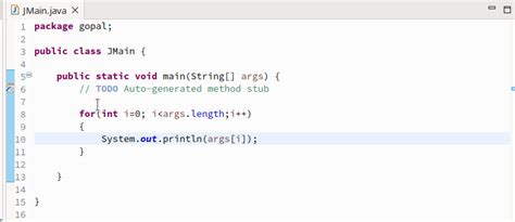 String Args Java Main Method