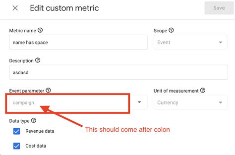 Cannot Pull Custom Event Metrics When Name Has Spaces Ga4 Analytics