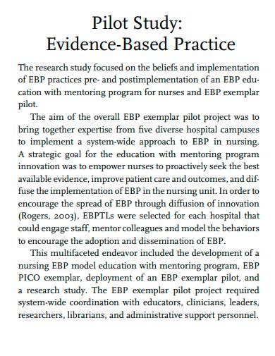 64 Evidence Based Practice Examples To Download