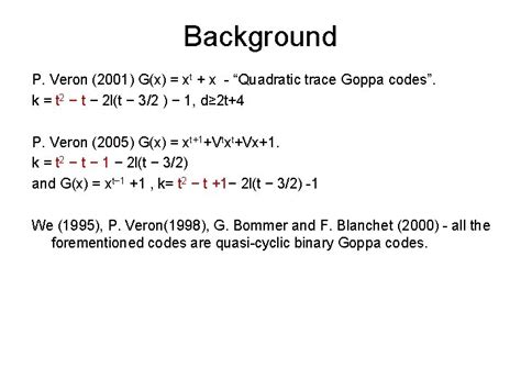 Relation Between Two Classes Of Binary Quasicyclic Goppa