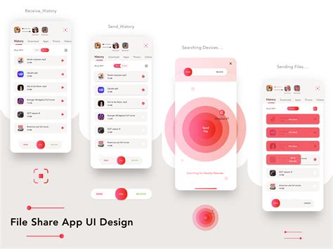 Dribbble Fileshareappuidesginpng By Barsan Patel