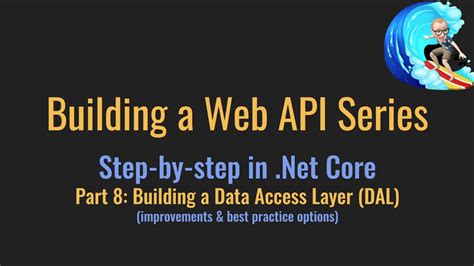 web api series creating a data access layer youtube