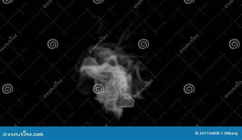 Smoke Or Steam For Hot Food Or High Temperature Effects Stock Footage