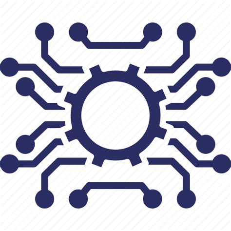 automated service business intelligence cog cogwheel service icon