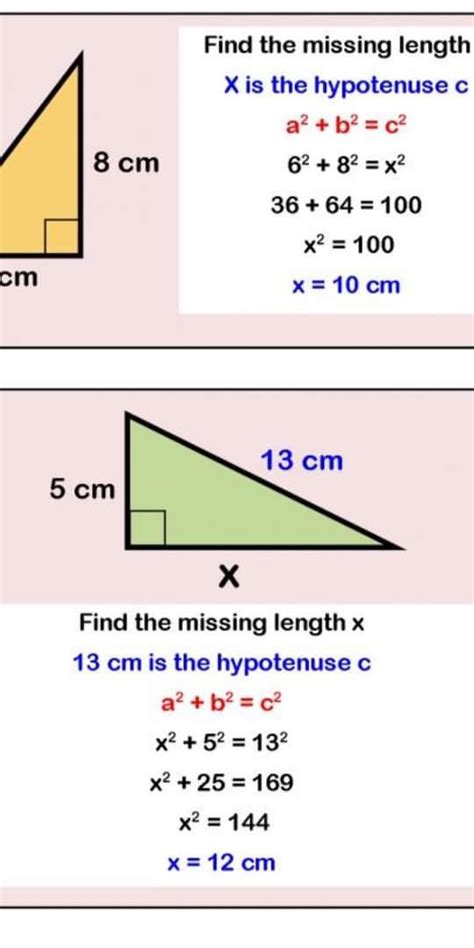 Soh Cah Toa And Pythagorean Theorem Tutorial Videos
