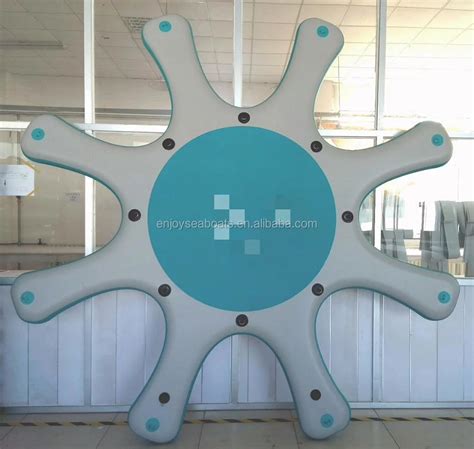 Inflatable Pontoon Float Dock On Water Or Yoga Mat Yoga Mat And Air Track Mat