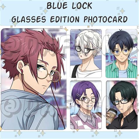 Blue Lock Glasses Edition โฟโต้การ์ด Anime Shopee Thailand