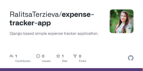 GitHub RalitsaTerzieva Expense Tracker App Django Based Simple Expense Tracker Application
