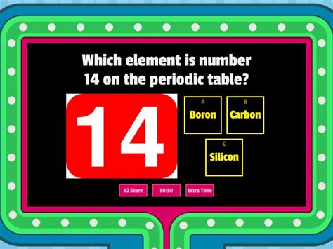 Periodic Table Gameshow Quiz