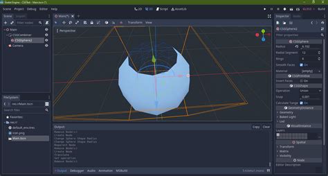 CSGSphere Generating Wrong Geometry Issue Godotengine Godot GitHub