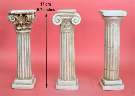 Set Of The 3 Orders Columns Of Ancient Greek Architecture Doric