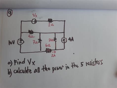 Solved Solutions Using KCL And KVLa Find The Vxb Calculate Chegg