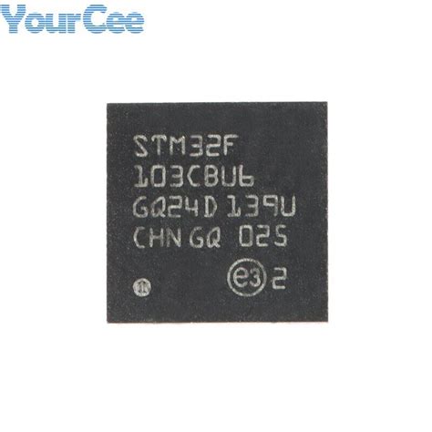 Stm32f103cbu6 Ufqfpn 48 Cortex M3 32 Bit Microcontroller Mcu Flash