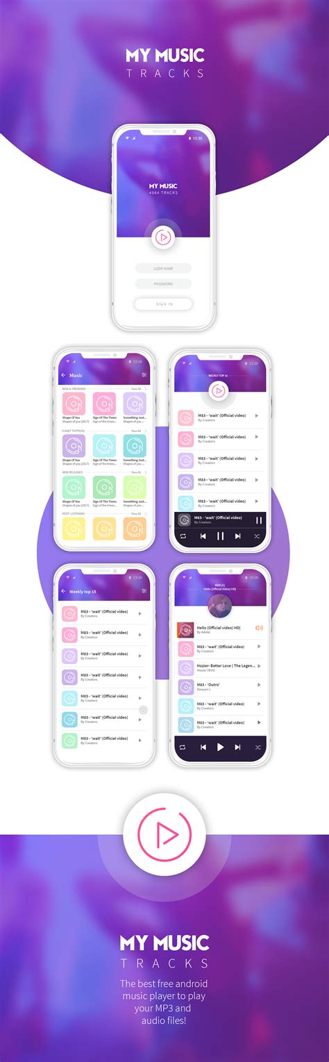 Music Player UI UX Design On Behance