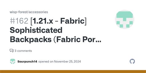 121x Fabric Sophisticated Backpacks Fabric Port Issues With Openning On Back · Issue