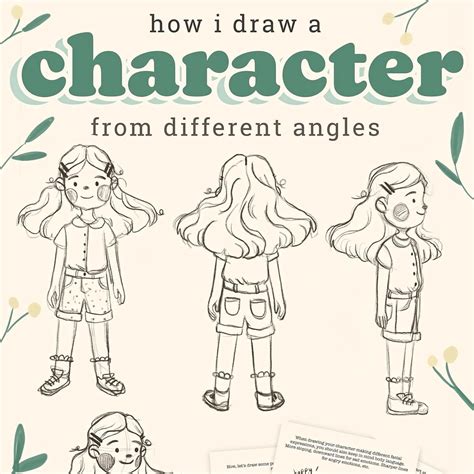 Roché Woodworth ~ Illustrator On Instagram In My “how I Draw Characters From Different Angles