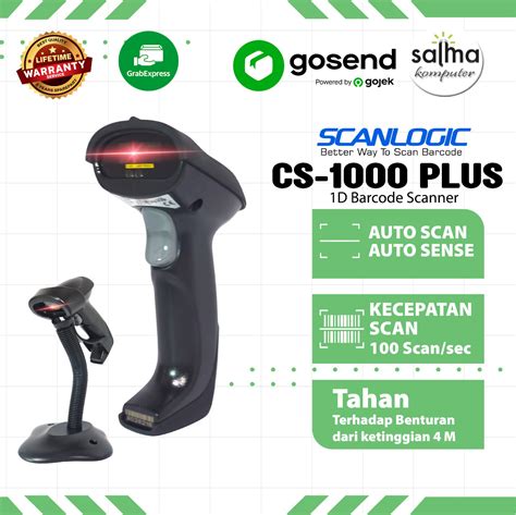 SCANLOGIC BARCODE SCANNER CS 1000 PLUS USB SalmaKomputer Com