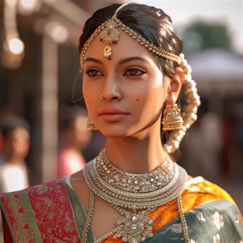 Premium Ai Image Happy Teej