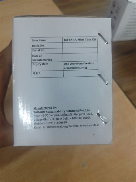 Compact Dissolved Oxygen Water Testing Kit Packaging Type Box At Rs