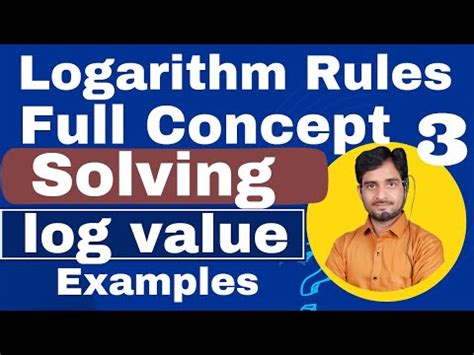 How To Calculate Log In Chemistry How To Find Log Value How To Solve Log Problems In