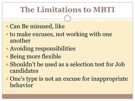 Myers Briggs Test Indicator Ppt
