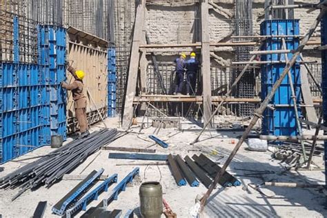 قالب‌ بندی ستون بتنی در 6 مرحله و انواع قالب بتنی