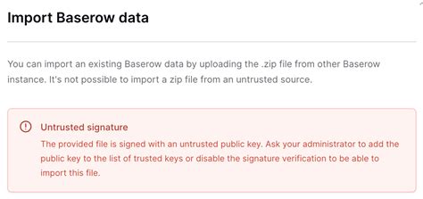 Export Workspace Failed Technical Help Baserow