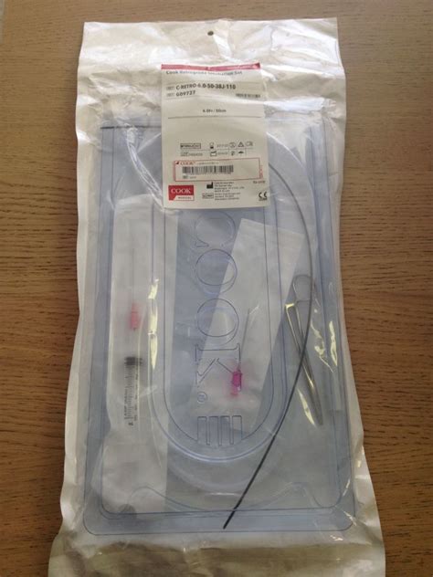 New Cook G09727 Retrograde Intubation Set 6 0fr 50cm X Disposables General For Sale