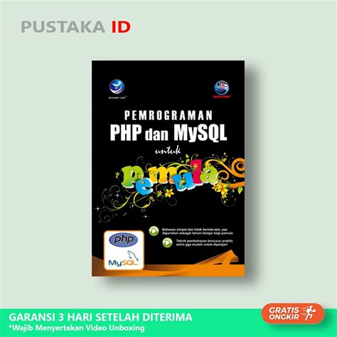 Jual Buku Pemrograman Php Dan Mysql Untuk Pemula Original Shopee