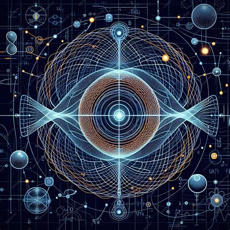 Premium Photo Quantum Physics Visualizationillustration Representing
