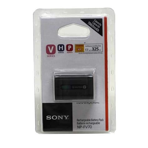 Original Genuine Sony NP-FV70 Rechargeable Battery Pack (1960mAh, 6.8-8 ...