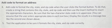 Solved In This Exercise Youll Add Code That Parses An