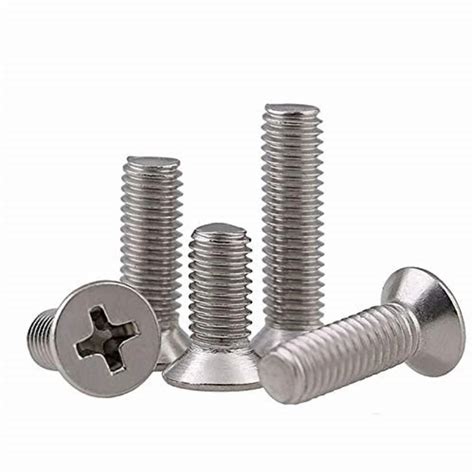 Mild Steel Csk Head Machine Screw Diameter More Than 100 Mm For