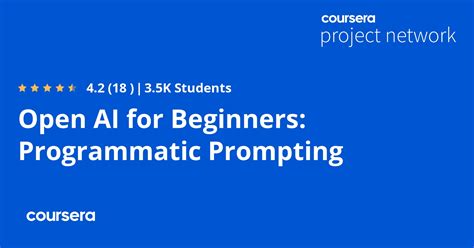 Open Ai For Beginners Programmatic Prompting Short Course Coursera