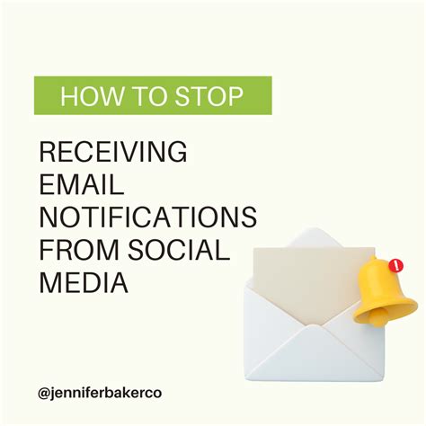 How To Stop Receiving Email Notifications From Social Media