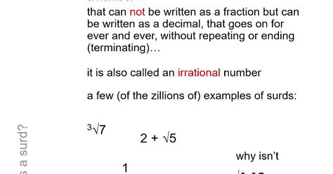 Median Don Steward Mathematics Teaching Surd Simplification