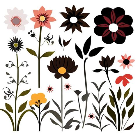 Premium Vector Vector Floral And Plant Graphics Compilation