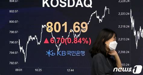 21개월 만에 돌아온 코스닥 800 버틸까 무너질까