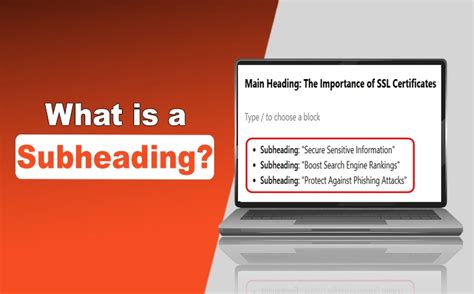 What Is A Subheading Why It Matters And How To Write Webtech Solution