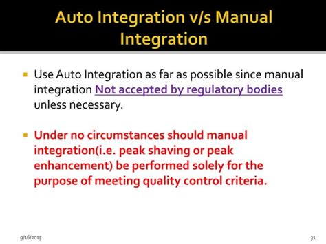 Integration Of Chromatographic Peaks PPTX